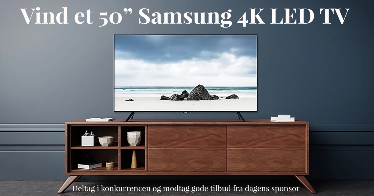 Vind et 50'' Samsung 4K LED TV